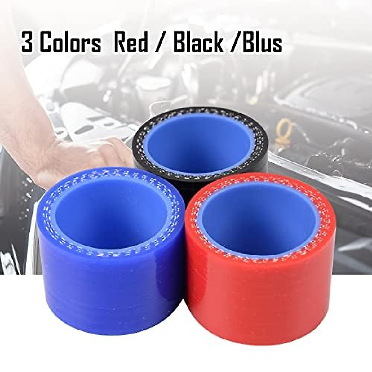 CROSSDESIGN Silicone Intake Induction Hose Kit Red Compatible with Toyota Supra MA70 MK3 7MGE/7MGTE 1986-1992