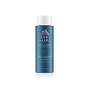Oars + Alps Men's Moisturizing Body and Face Wash, Skin Care Infused with Vitamin E and Antioxidants, Sulfate Free, Fresh Ocean Splash, 1 Pack