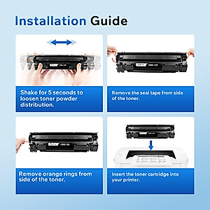 Valuetoner Compatible 125 Toner Cartridge Replacement for Canon 125 (3484B001AA) 1 Black Toner Compatible with Canon ImageClass MF3010, LBP6030w, LBP6000 Printer