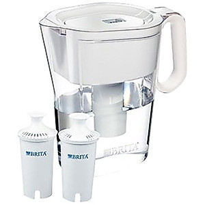 Brita Wave 10 Cup Water Pitcher Plus 2 Advance Filters Clear - NEW