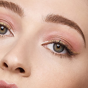 Ruby Kisses Waterproof Eyeliner, 24HR Waterproof Long-Lasting Mechanical Eyeliner Pencil with Built-in Sharpener, Smudgeproof 3 Pack (Black Brown)