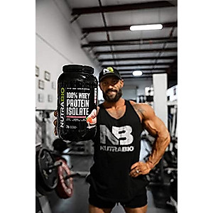 NutraBio 100% Whey Protein Isolate (Chocolate Peanut Butter, 5 Pounds)