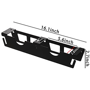 SOUJOY Angle Grinder Holders, 4 Bay Angle Grinder Stand, 2 Pack Polisher Power Tool Racks, Garage Wall Mount Bracket for Angle Grinders, Cutters, Screwdriver