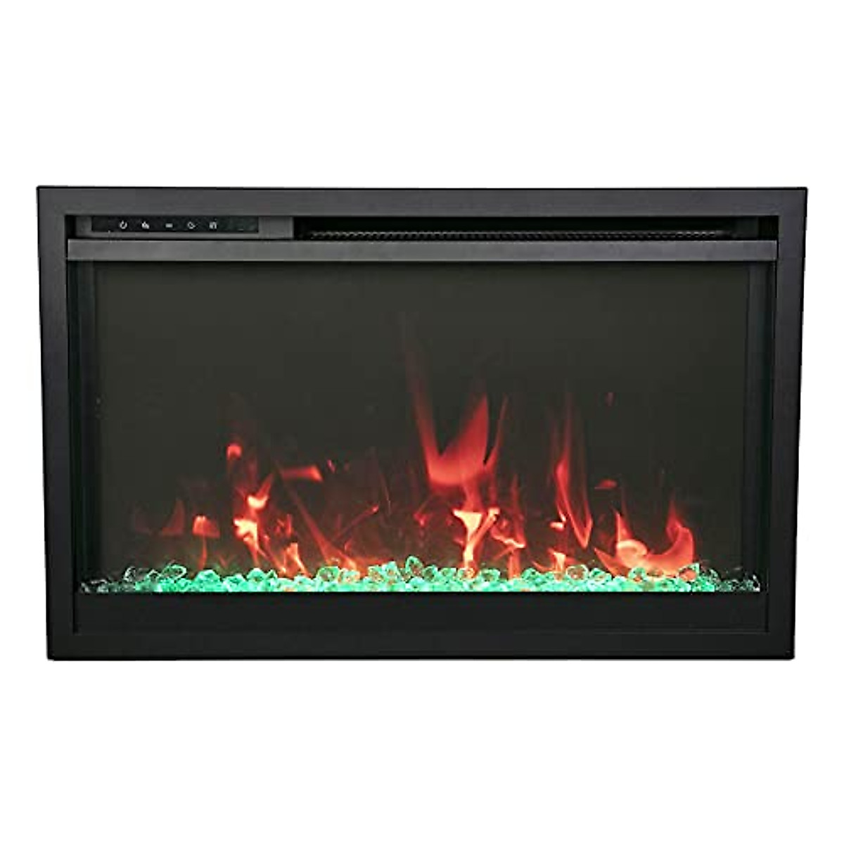 Amantii TRD Extra Slim 33" Traditional Electric Fireplace