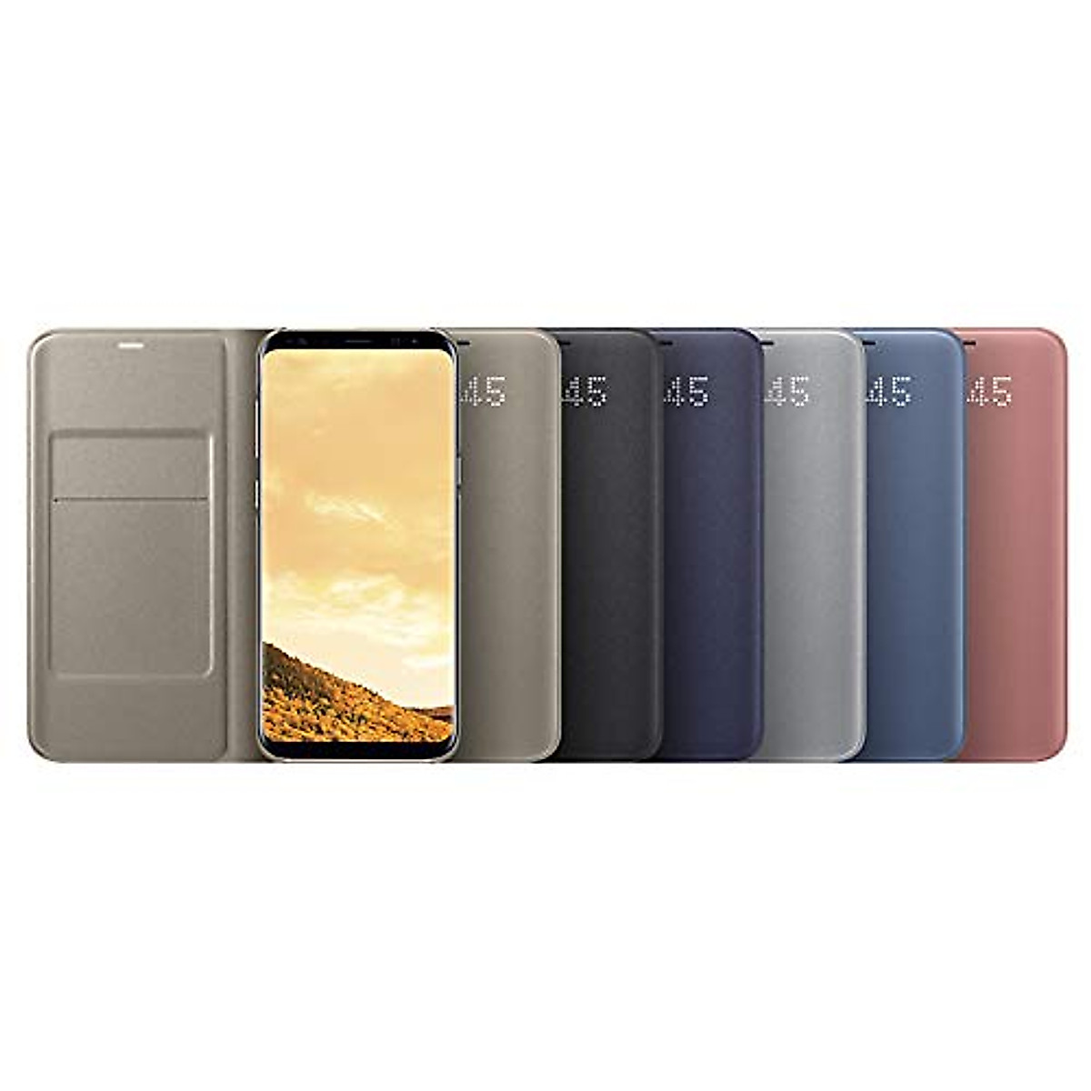 Samsung LED View Case for S8 Plus - Gold,EF-NG955PFEG
