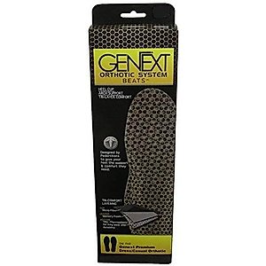 GenExt by Beats Premium Neutral Heel with Met Pad Full Orthotic Arch Support Insole (Women's 10)
