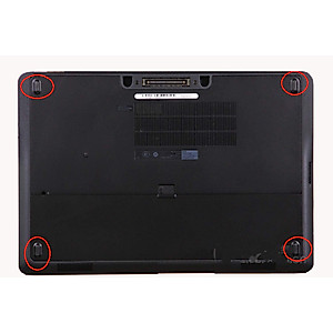 YCLM Replacement Rubber Feet Compatible with Dell Latitude E7440 7240 7250 7450 Series Bottom Foot Cover Clack 4PCS/Set