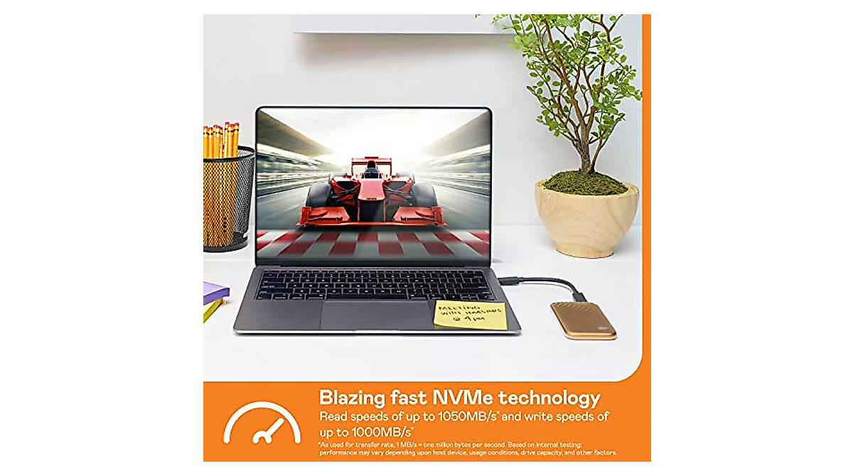 Western Digital 2TB My Passport SSD Portable External Solid State Drive ...