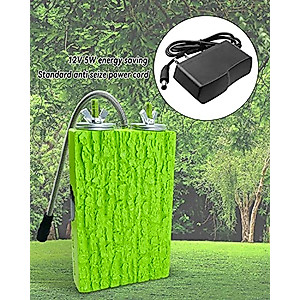 Bird Heater for Cage Bird Perch Stand Warmer Snuggle Up Fit for African Grey, Parakeets, Parrots, Small Birds, Hamsters, Hedgehogs, Chinchillas and Other Animals, 12V 3.3"x6" Cross Section