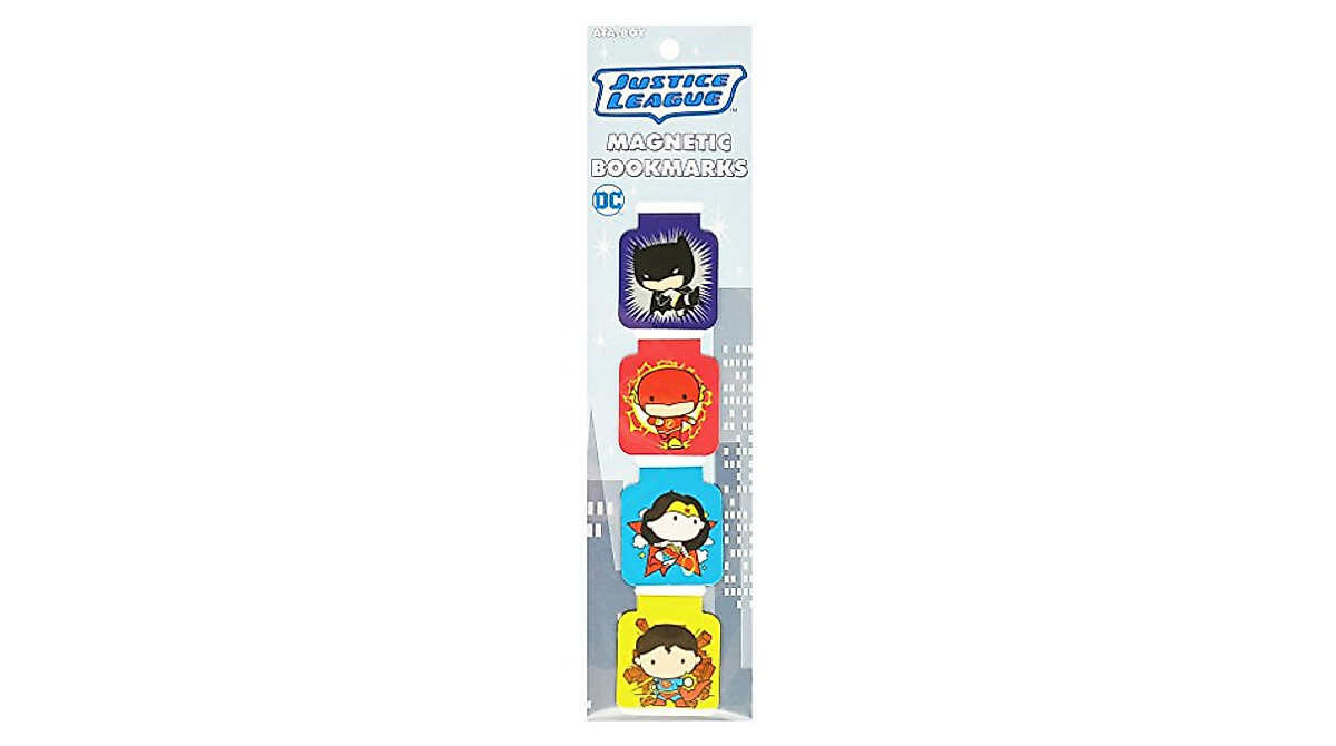 Ata-Boy Justice League Chibi Magnetic Bookmarks Set of 4