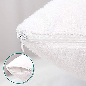 Zippered Toddler Pillocase and Crib Mattress Pad Cover