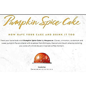 Nespresso Vertuoline Pumpkin Spice Coffee Cake Pods