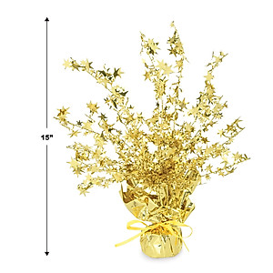 Beistle Star Gleam 'N Burst Centerpiece, 15-Inch