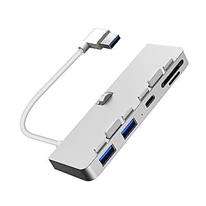 SHYPT Multifunctional USB Splitter，Aluminum Alloy USB 3.0 Hub Adapter Splitter with SD/TF Card Reader