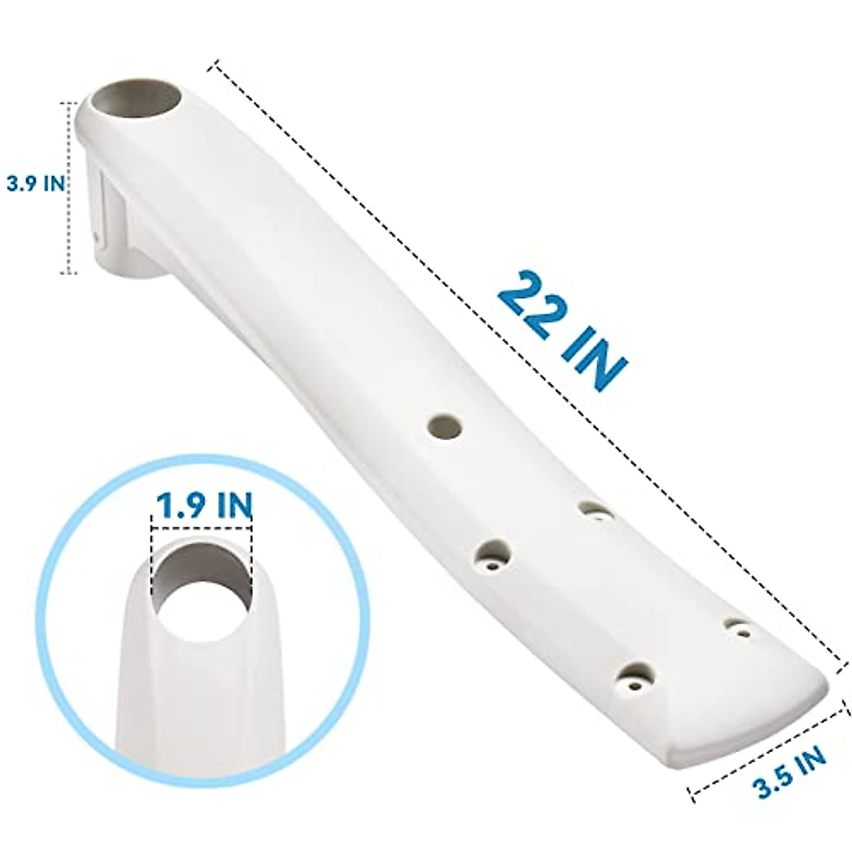 Pool Ladder Bracket,Deck Support 2 Pack Compatible with Swimming Pool BiltMor above Ground Step and Ladder System 160-0001PG…