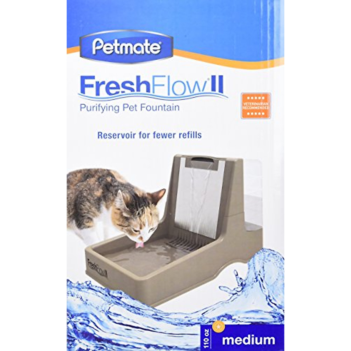 Petmate Fresh Flow II Fountain 110Oz
