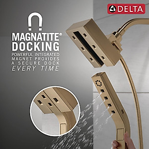Delta FAUCET 58473-CZ-PR25 Universal Showering Components Combo, Lumicoat Bronze, 2.5 GPM Water Flow