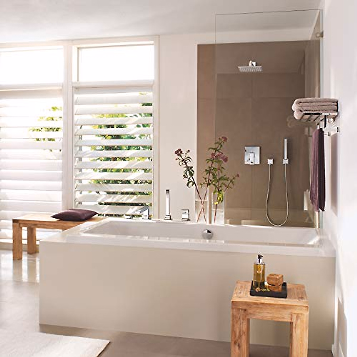 Grohe 27705000 Euphoria Cube Rain Shower Head, 2.5 GPM, Starlight Chrome