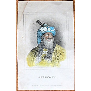 Antique Copperplate Engraving: Josephus