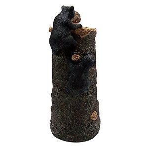 Black Bears Climbing a Tree Paper Towel Holder, 15 1/2 Inches