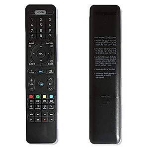 Replacement Smart Programmable Learning Remote Control for Formuler Z8 / Z Alpha / Z7+5g / Z7+ / ZX5g / ZX/Icone Iron/Wegoo/Dreamlink T3 / T2 Prime / T2+ / T1 Plus / T1