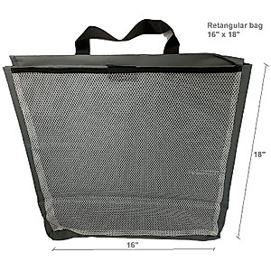 Shark Vacuum Accessory Storage Bag, 16 x 18 inch (40 x 46 cm), Gray