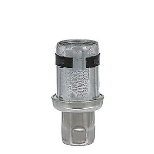 1-5/8" Round Stainless Steel Clad Zinc Die Cast Adjustable Hex Foot Insert with Locking Ring - Industrial Grade
