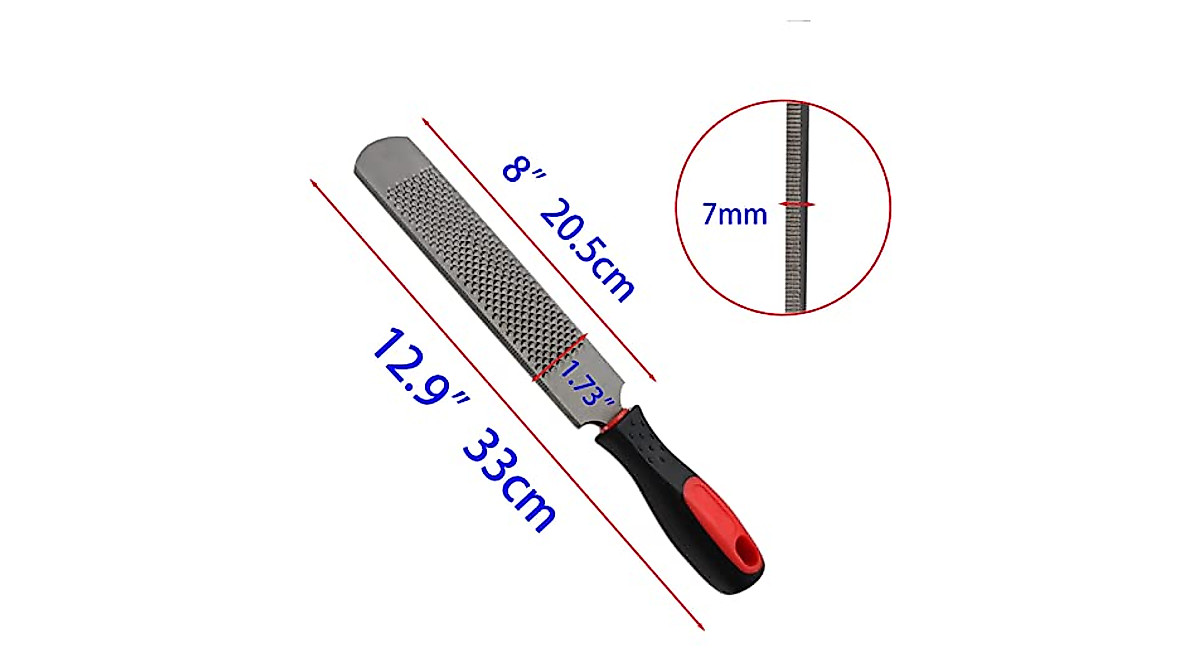 Qlvily 12 Inch Hoof Rasp - Durable Farrier Tool for Animals