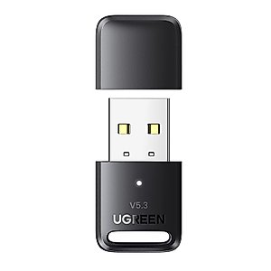 UGREEN Bluetooth Adapter, USB Bluetooth 5.3 Adapter for PC, Wireless Bluetooth Dongle, Plug and Play for Windows 11/10/8.1 Headphone Mouse Keyboard Printer Speaker Xbox PS5 Game Controllers