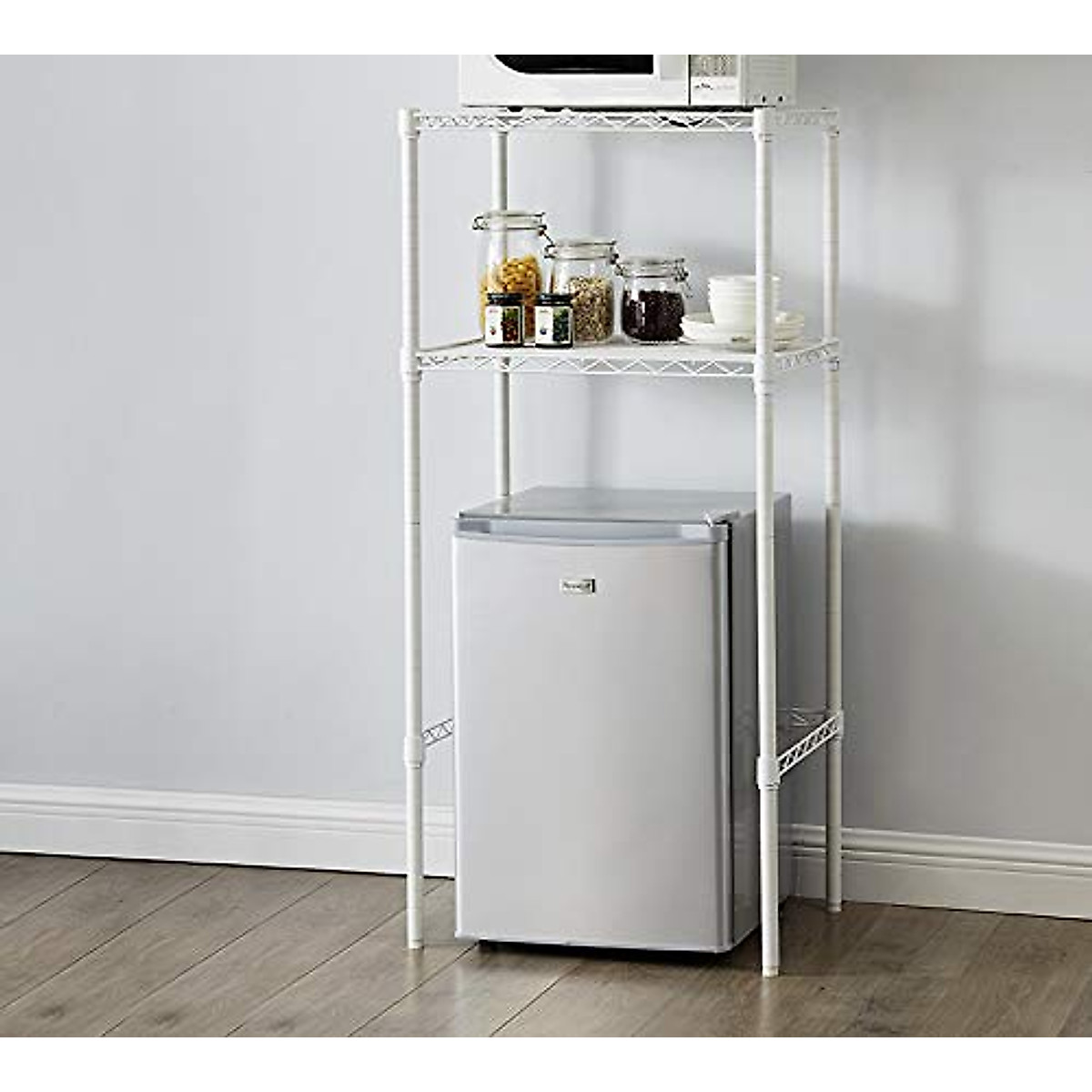 DormCo Suprima Adjustable Shelving - The Mini Shelf Supreme - White