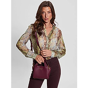 GUESS US Zed Pebbled Mini Girlfriend Crossbody