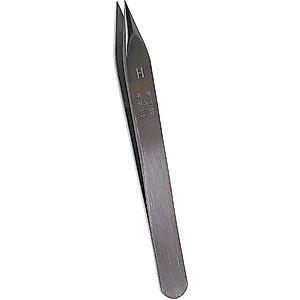 Genuine Dumont High-tech Matte Finish Tweezers, Stainless Steel, Style H | TWZ-301.43