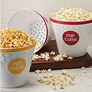Hutzler Popcorn Bucket, Red Large
