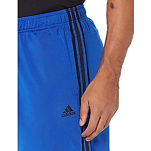adidas Big & Tall Essential 3-Stripes Open Hem Tricot Pants Team Royal Blue/Black 4XL 34