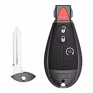 VOFONO Fit for Entry Remote Key Fob Replacement Chrysler Town and Country 2008-2010/Dodge Durango 2008-2013/Challenger Grand Caravan 2008-2014/Journey 2009-2013, Charger 2008-2012 (Set of 2)