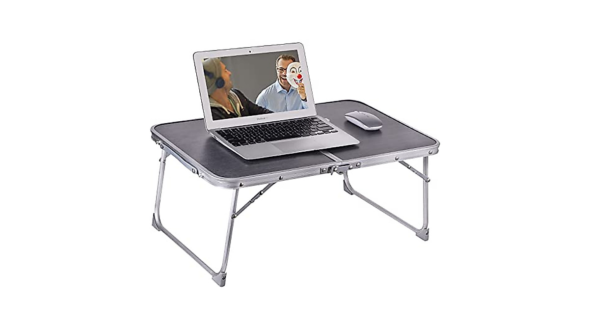 Foldable Laptop Bed Table & Lap Desk with Storage | Multi-Use