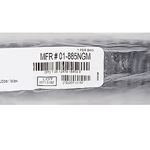 McKesson LUMEON Blood Pressure Coiled Tubing, for use with Clock Face Aneroid Sphygmomanometers - Black, 8 ft Long, 1 Count