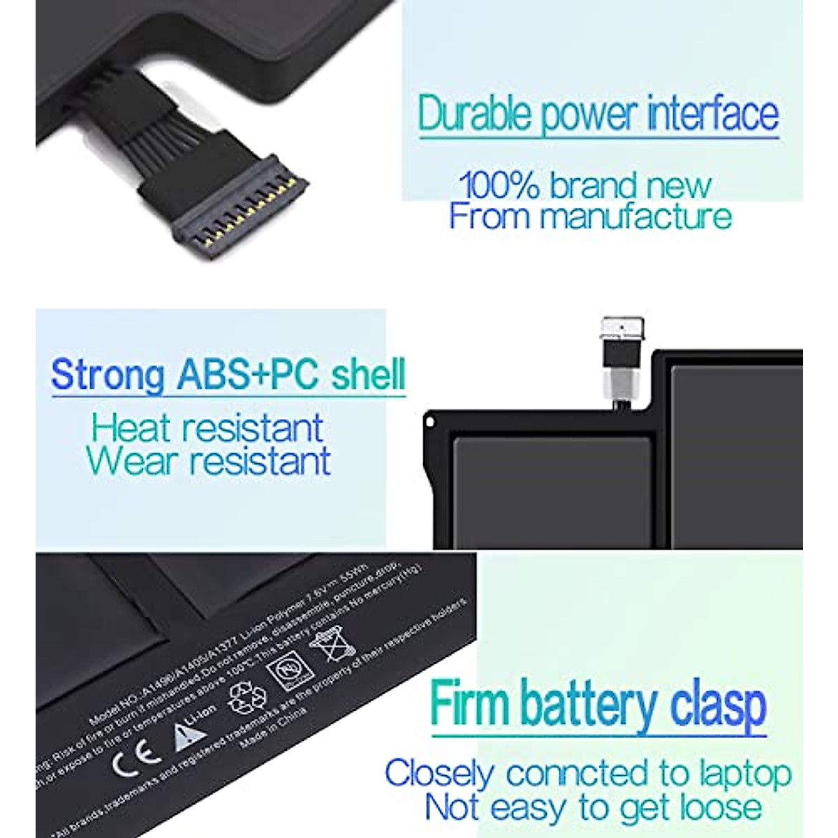 VIFANIV A1466 A1369 Battery for Apple MacBook Air 13″ (Mid 2012, Mid 2013, Early 2014, Early 2015,2017) A1369(Late 2010, Mid 2011 Version) A1405 A1377 A1496