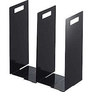 Yamazaki Home Tower Black Interlocking Towel Organizer (Set of 2)