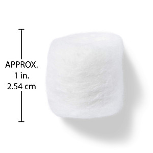 Simply Soft Premium Cotton Balls (600 Count), 100% Pure Cotton, Large Cotton Balls for Face and Nail Polish Remover