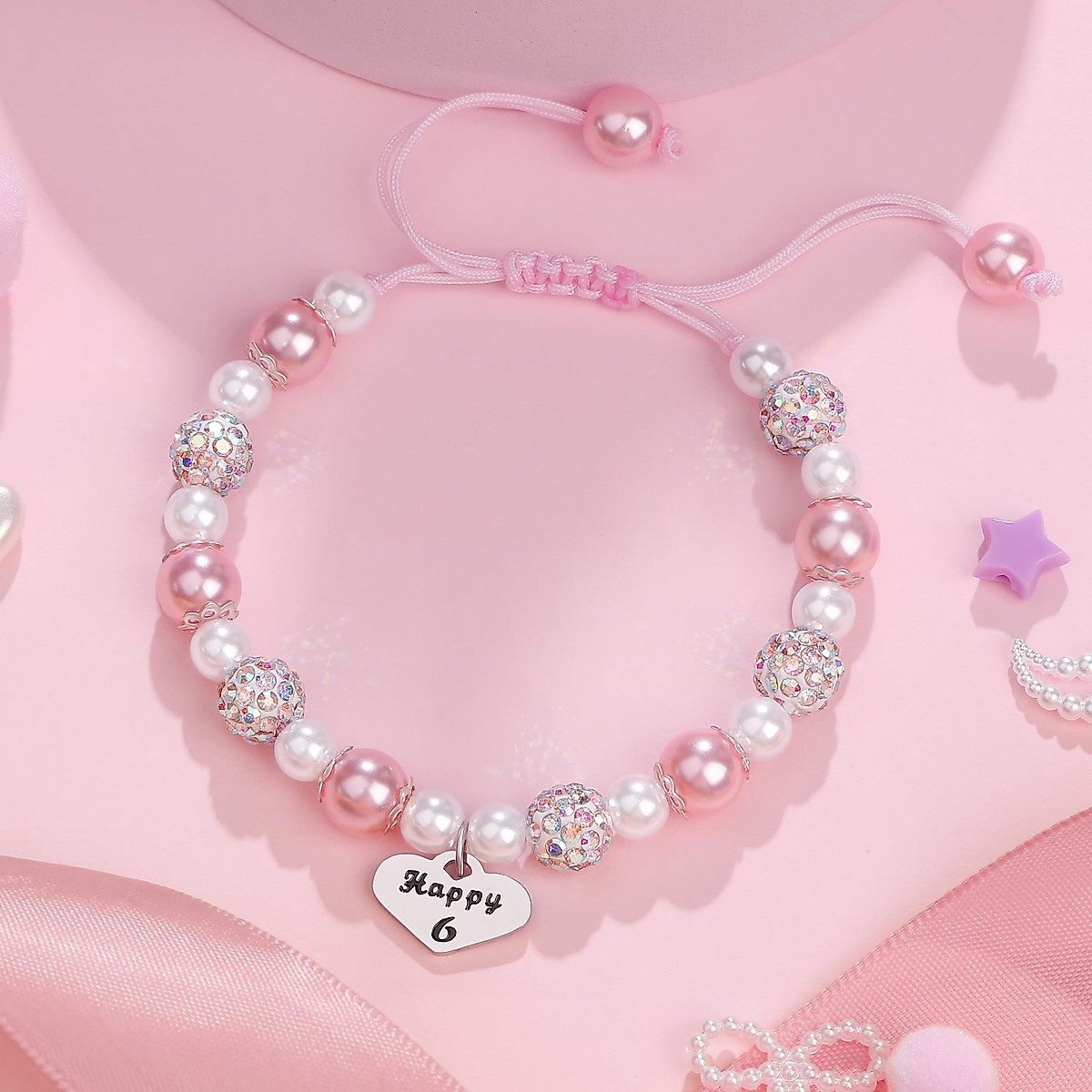 JoycuFF Birthday Gifts for Girls 11 Year Old Girl Birthday Gift Ideas Birthday Gift for 11 Year Old Girls Cute Birthday Bracelets for 7 Year Old Birthday Bracelets for Girls Age 10-12