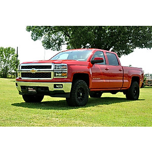 Rough Country 2" Red Aluminum Leveling Kit for 07-18 Chevy/GMC 1500-1313