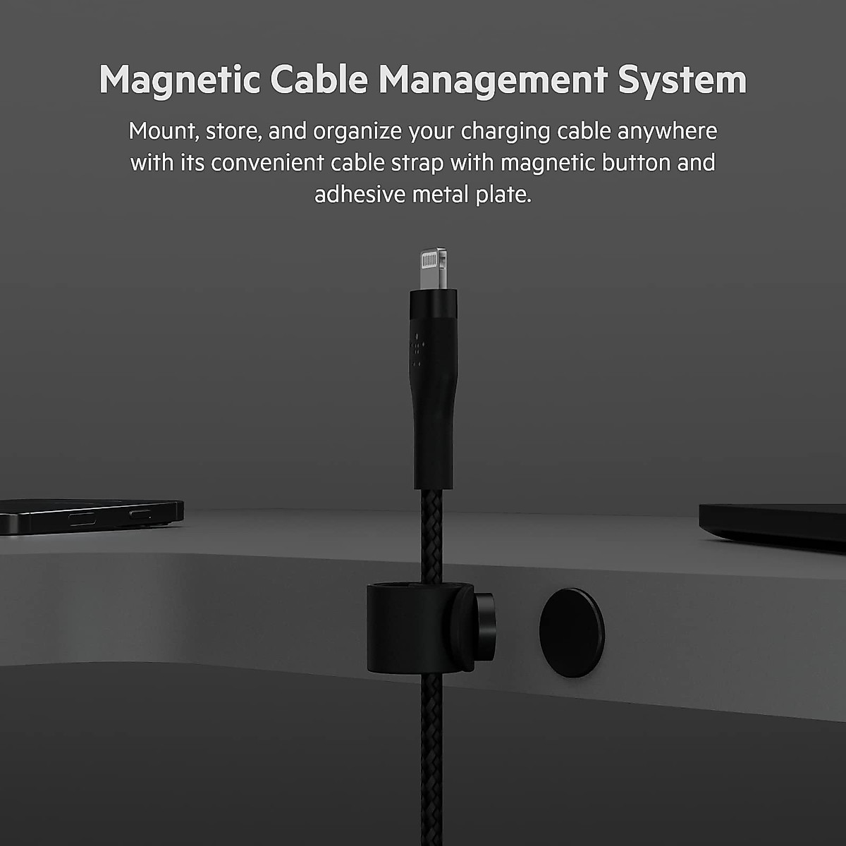 Belkin BoostCharge Pro Flex Braided USB Type-C to Lightning Cable 2-Pack (2M/6.6ft), Mfi-Certified 20W Fast Charging PD Power Delivery for iPhone 13, iPhone 12, iPhone 11, iPad, and More - Black