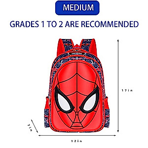 UHOPEMI Waterproof 3D Comic School Backpack for Elementary Students - Lightweight Kids Bookbag Perfect for Boys and Girls