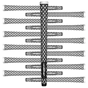 Be DeLighted Black Rubber Golf Grips 13 Pack /Undersize/Standard/Mid Golf Club Grips,All Weather Golf Grip Kit (Standard, Black)