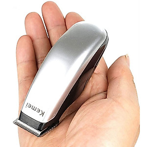 KEMEI Mini Clippers Trimmer Groomer Cordless Self-Haircut Kit Styling Shears with Stainless Steel