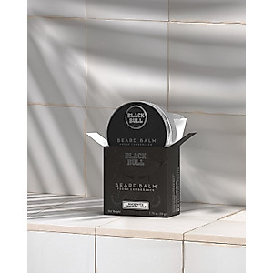 BLACK BULL MEN CARE: Beard Balm with Essential and Vegetable Oils, Bees Wax, Shea Butter and Menthol, Moisture and Nourish, Pack of 2, 50g, Beard Products