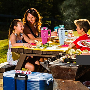 Ships Next Day,40 oz Tumbler with Handle and Straw,Custom Stainless Steel Insulated Tumbler with Name Travel Coffee Mug Personalized Christmas Gifts for Women