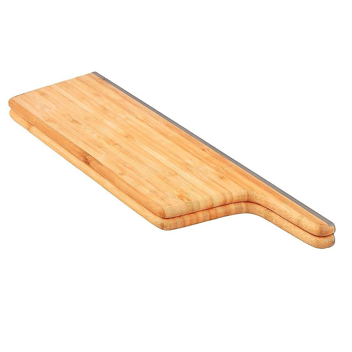 Folding Bamboo Cutting Board with Handle, Taste plus Foldable Wood Cutting Boards for Kitchen, Folding Bamboo Chopping Board 10.9 x 8.4 Inch