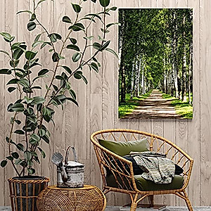 20x32inch Canvas Print Wall Art Painting Pictures Birch lane Stretched & Framed Poster Home Gallery Wrapped Artwork Ready to Hang